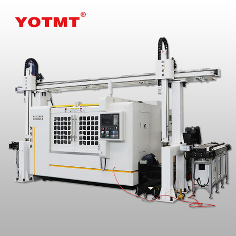 Center Driving Double End Turret CNC Lathe with High Coaxiality and ...
