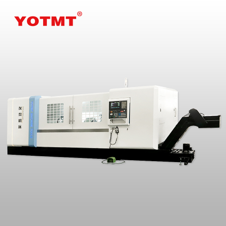 High Quality CNC Turning Machine with Double Turret and Center Driving ...